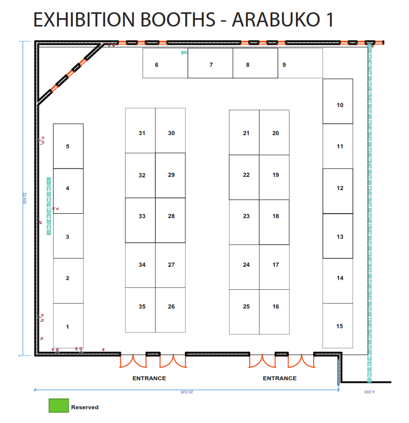 Map of Exhibition Booths – AFSTA Congress 2025